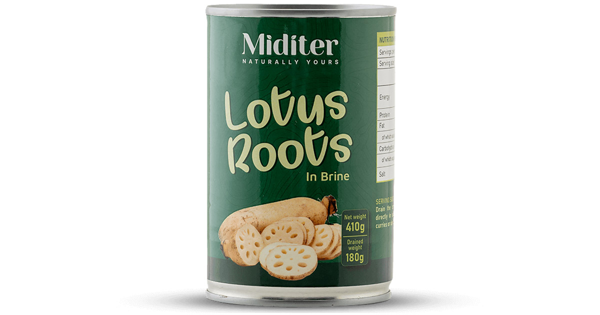 Canned Lotus Root in Brine | Miditer