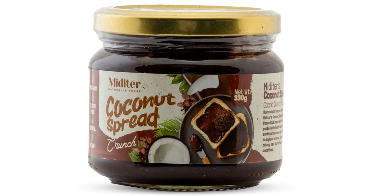 Chocolate Coconut Crunch Spread from Sri Lanka | Miditer