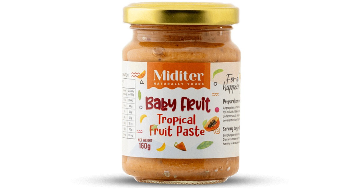 Organic Tropical Fruit Puree & Paste for Baby Food | Miditer